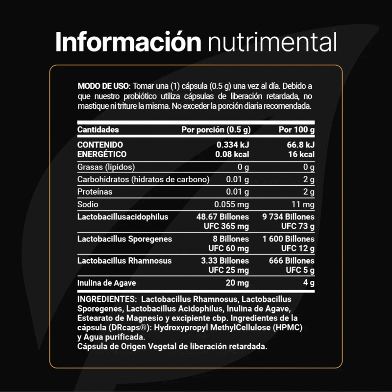 60 Billones de Probióticos BLife 120 Caps – NutriSport